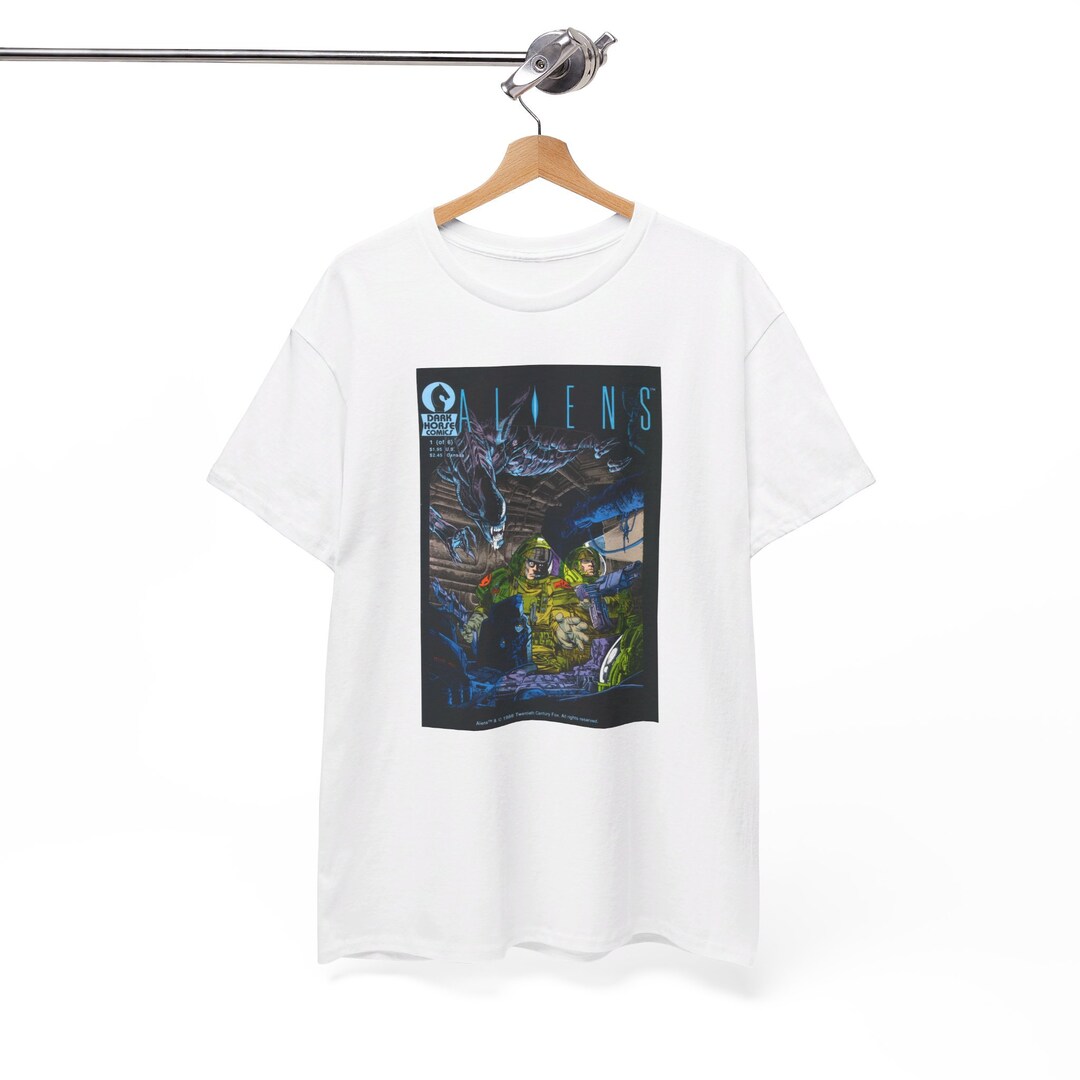 Unisex, Alien Vs Predator Shirt Sci-fi Movie Crossover Tshirt, Alien Vs ...