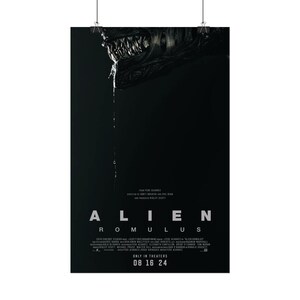 Alien Romulus Poster Ridley Scott Alien Movie Print, Alien Movie Wall ...
