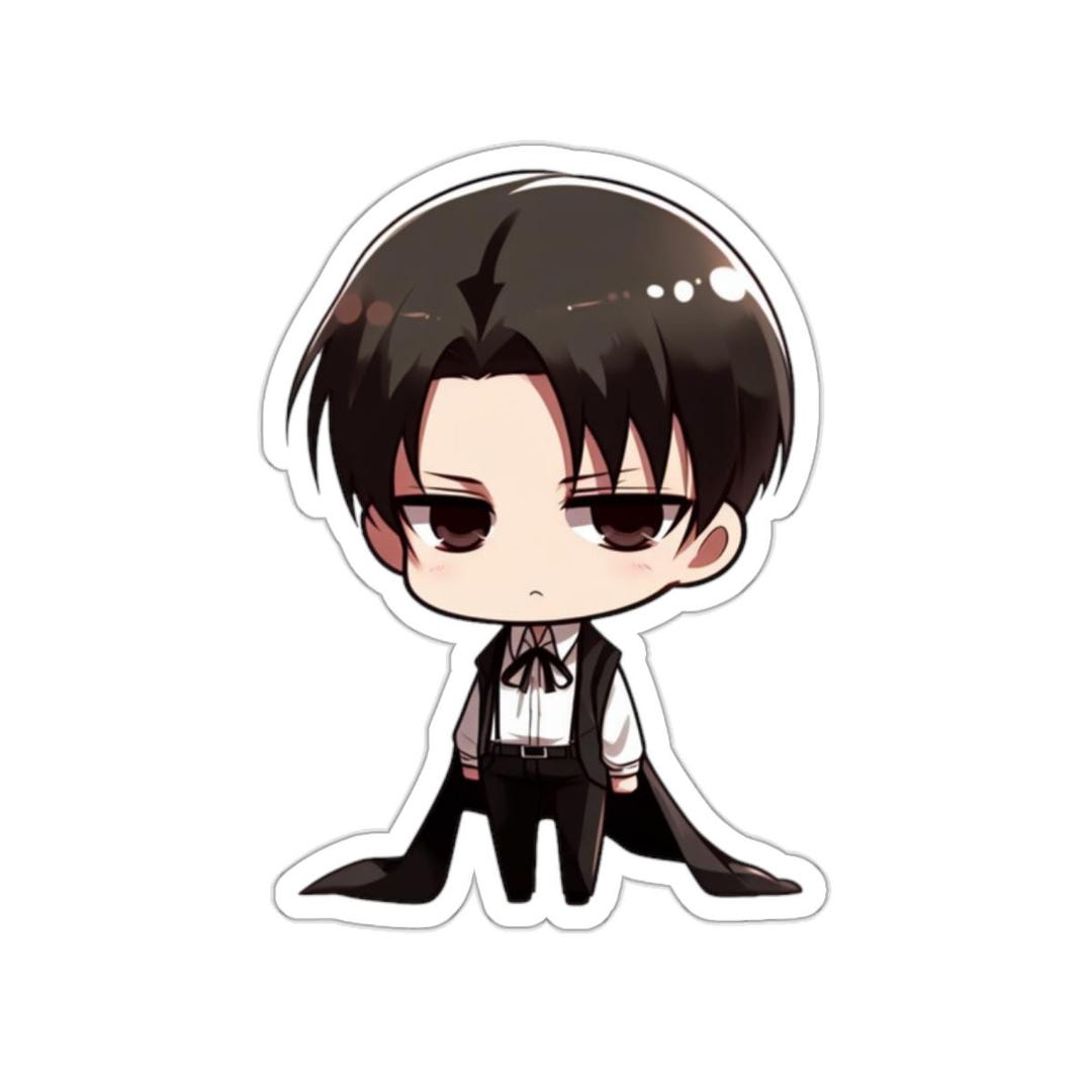 Levi Ackerman Attack on Titan Anime Character Sticker Aot Sticker Levi ...