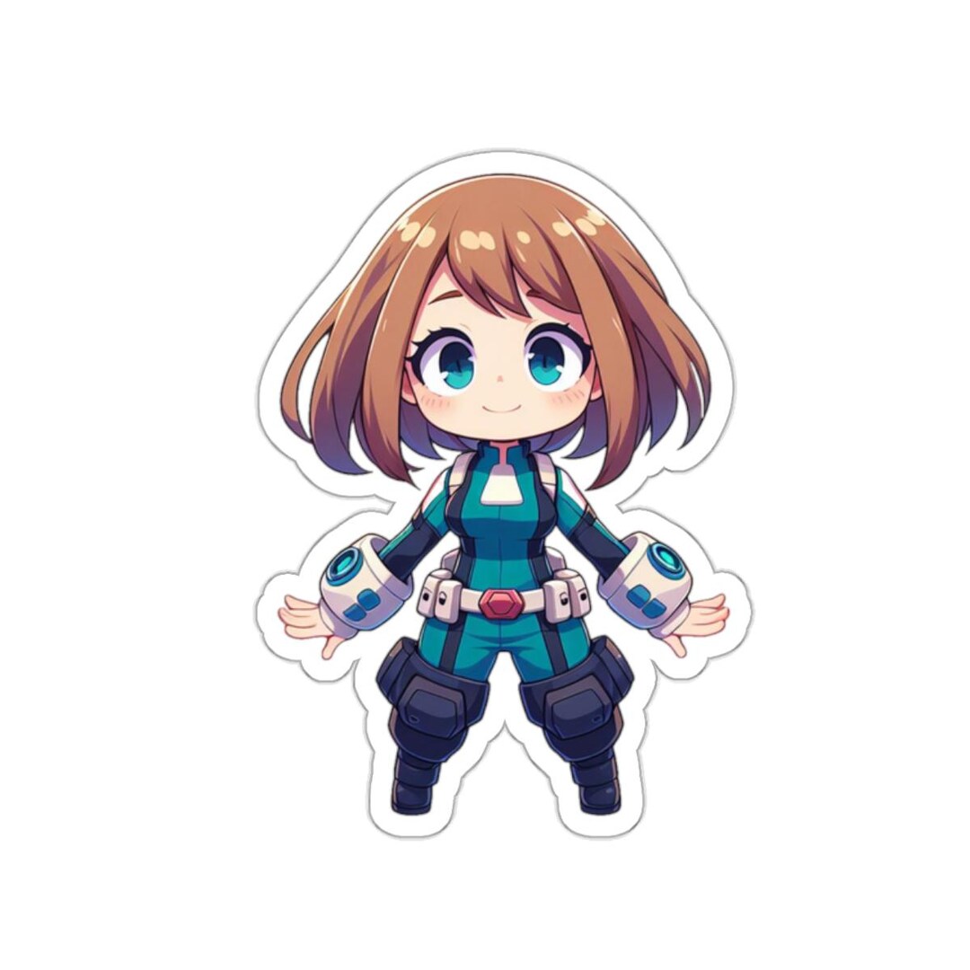 Uraraka My Hero Academia Anime Sticker Uraraka Sticker Boku No Hero ...