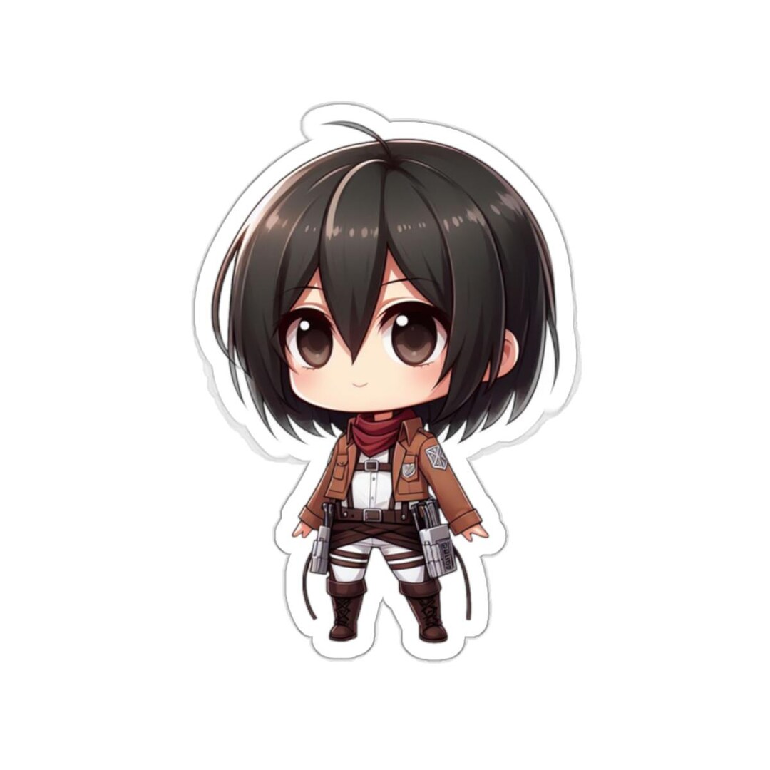 Mikasa Ackerman Attack on Titan Anime Character Stickers Aot Stickers ...