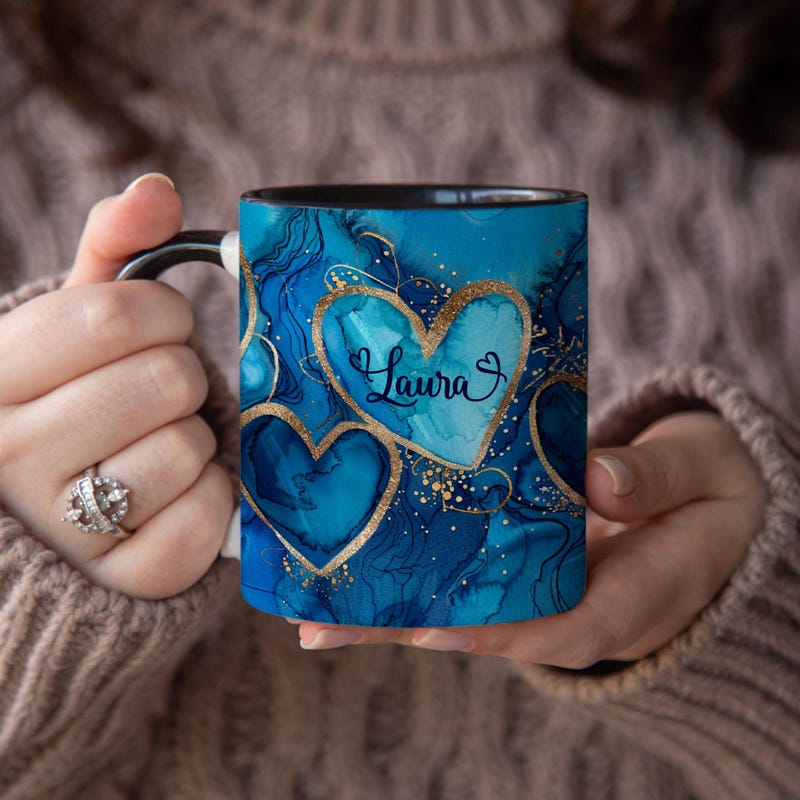 Marble Coffee Mug - Etsy