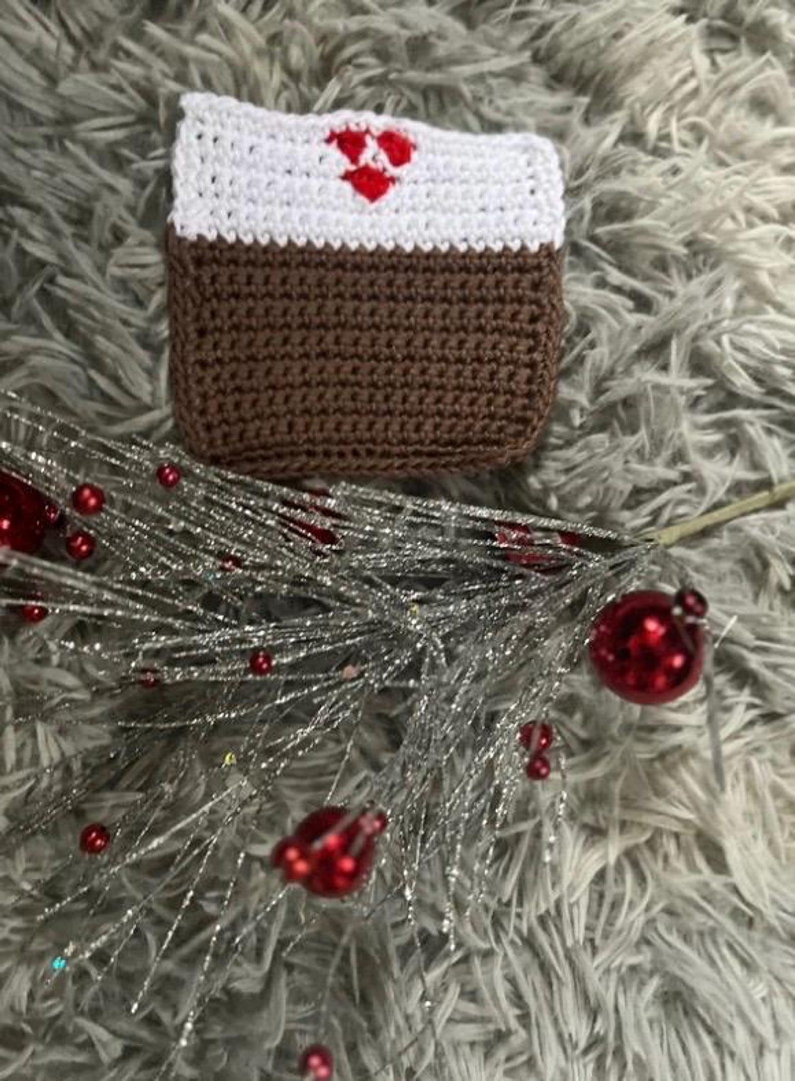 Christmas Coaster Set - Crochet Handmade - Etsy