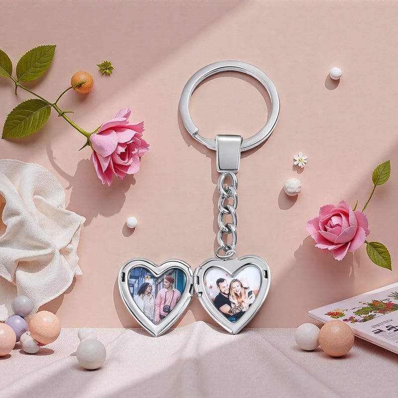 Silver Locket Purse Charm - Etsy