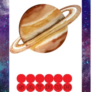 Busy Book Solar System printable and Editable Template - Etsy