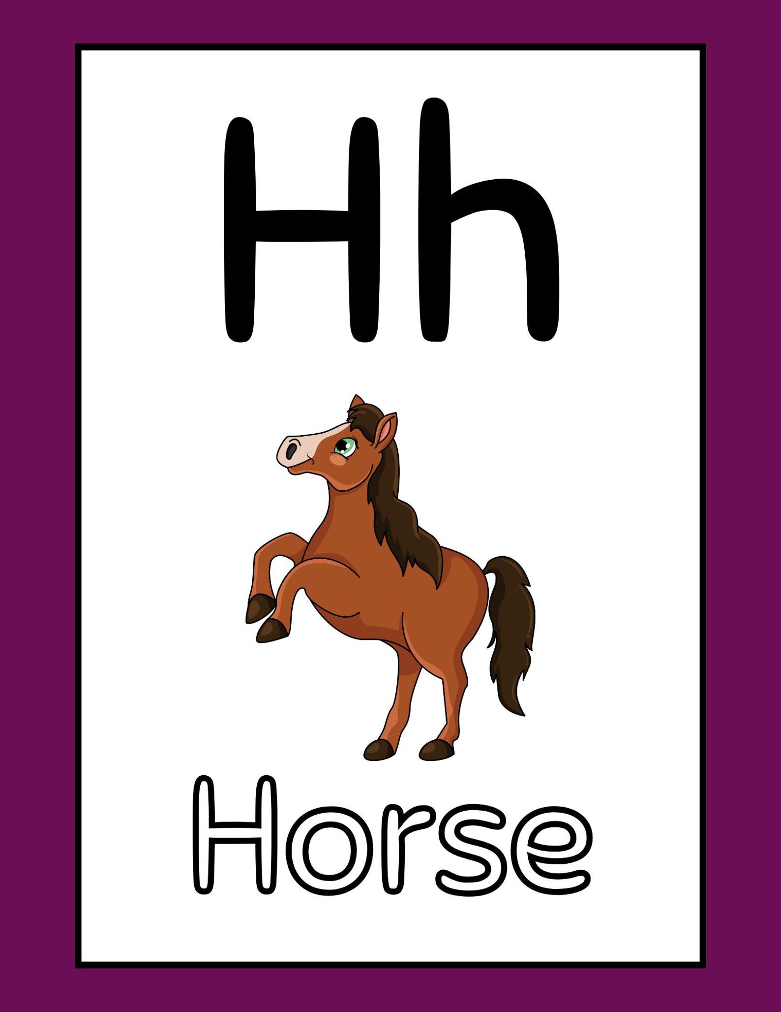 A-Z Flash Cards: Fruits and Animals - Etsy