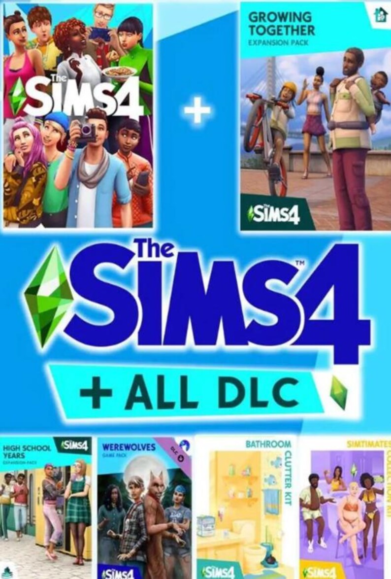 The Sims 4 Complete DLC Bundle With Latest Packs + | All Expansion ...