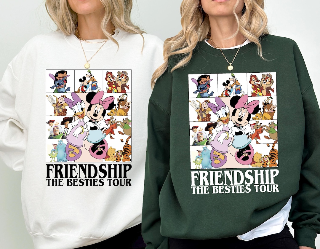 Disney Friendship the Besties Tour Minnie and Daisy Shirt, Disneyworld ...