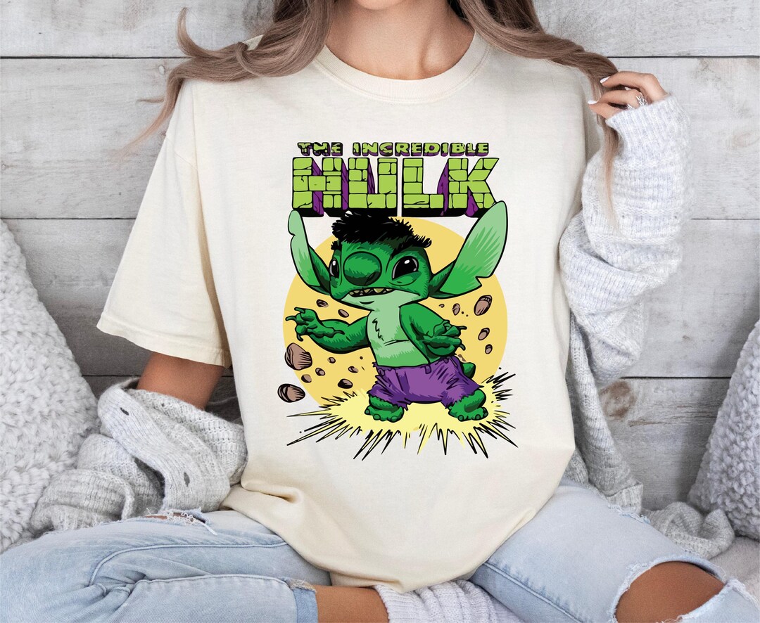 The Incredible Hulk Shirt, Experiment 626 Hulk Shirt, Disney Stitch ...