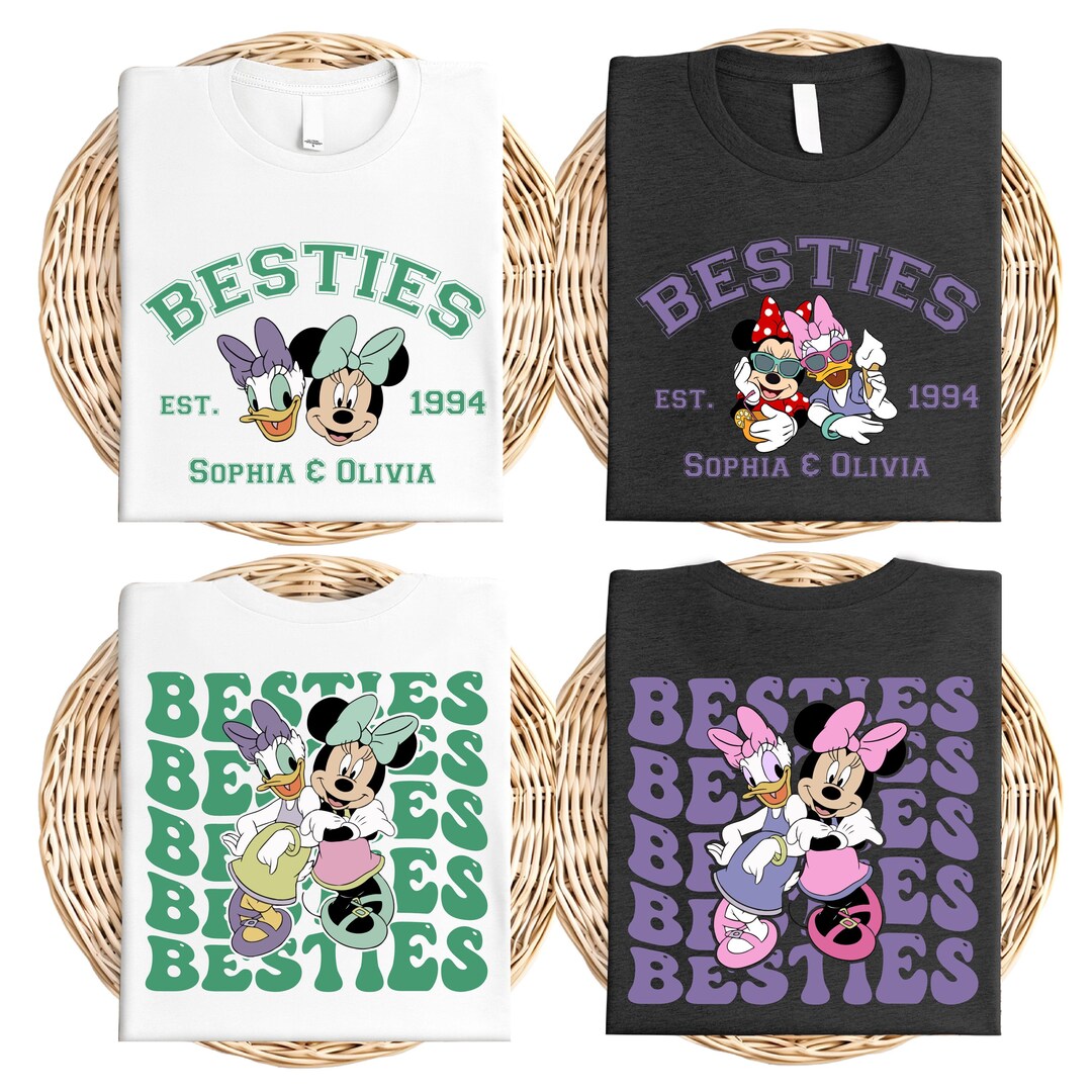 Disney Minnie and Daisy Besties Shirt, Minnie and Daisy Best Friends ...