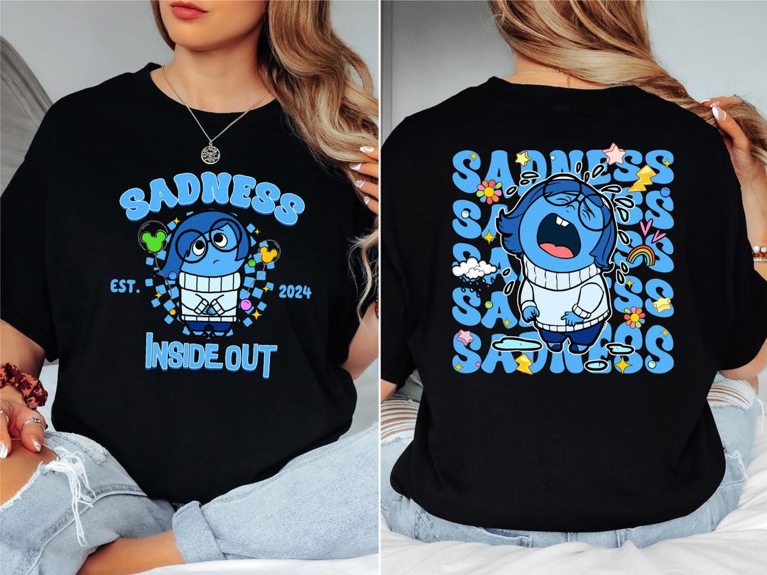 Inside Out Sadness Shirt, Disney Family Vacation Tee, Inside Out 2 ...