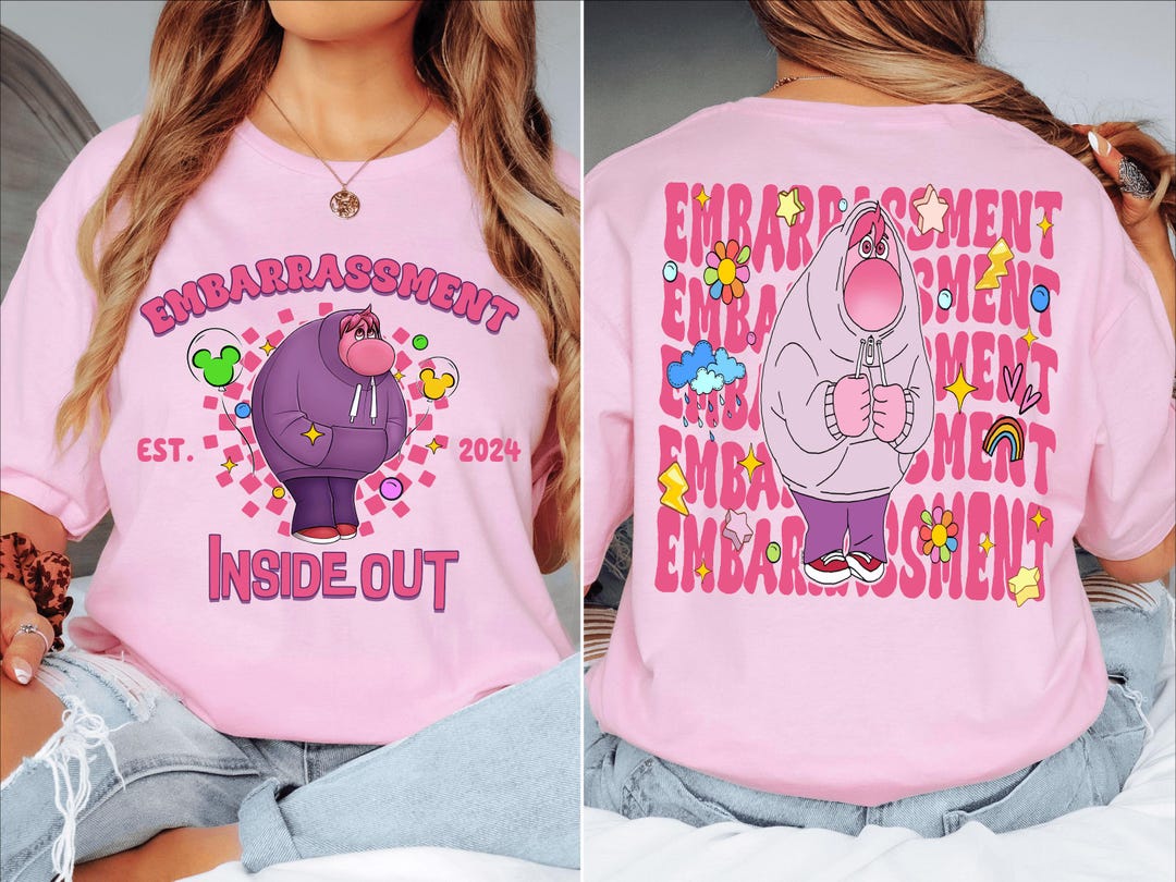 Disney Embarrassment Shirt, Inside Out 2 Movie T-shirt, Disney Emotions ...