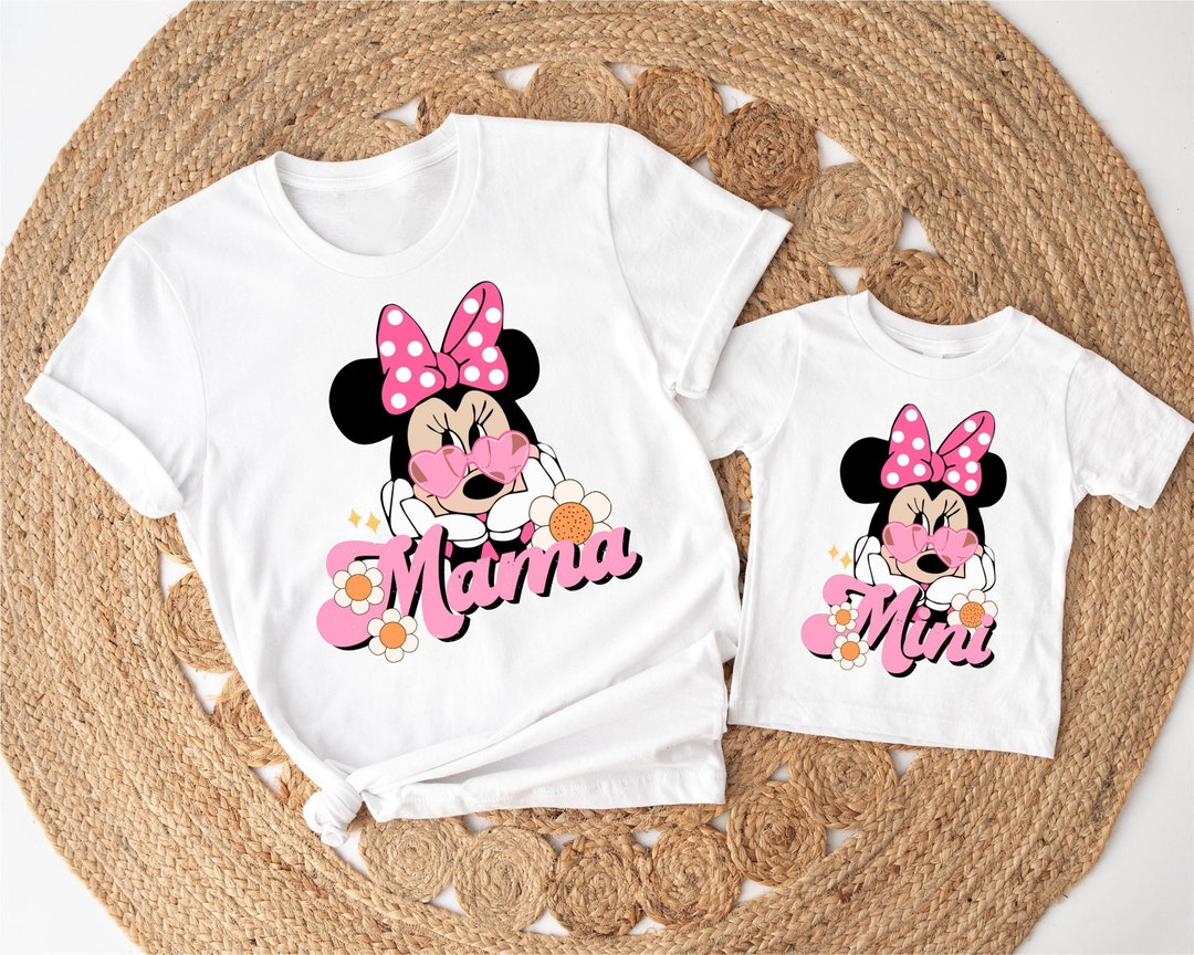 Minnie Mouse Mama Mini Shirt, Disney Mom and Me Shirt, Disney Mama ...