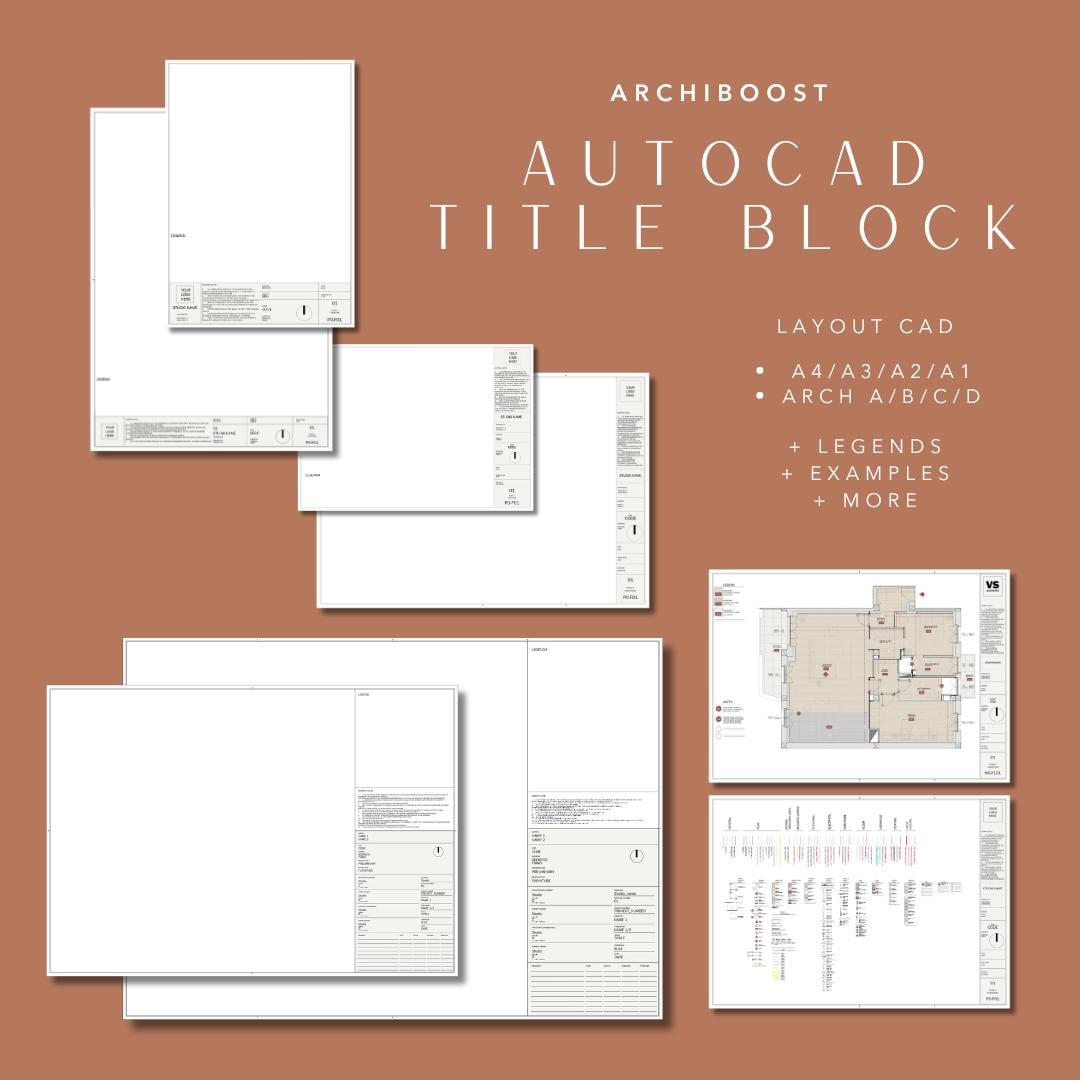 Autocad Template Pack + Bonus | Dynamic Annotation Blocks, Plant ...