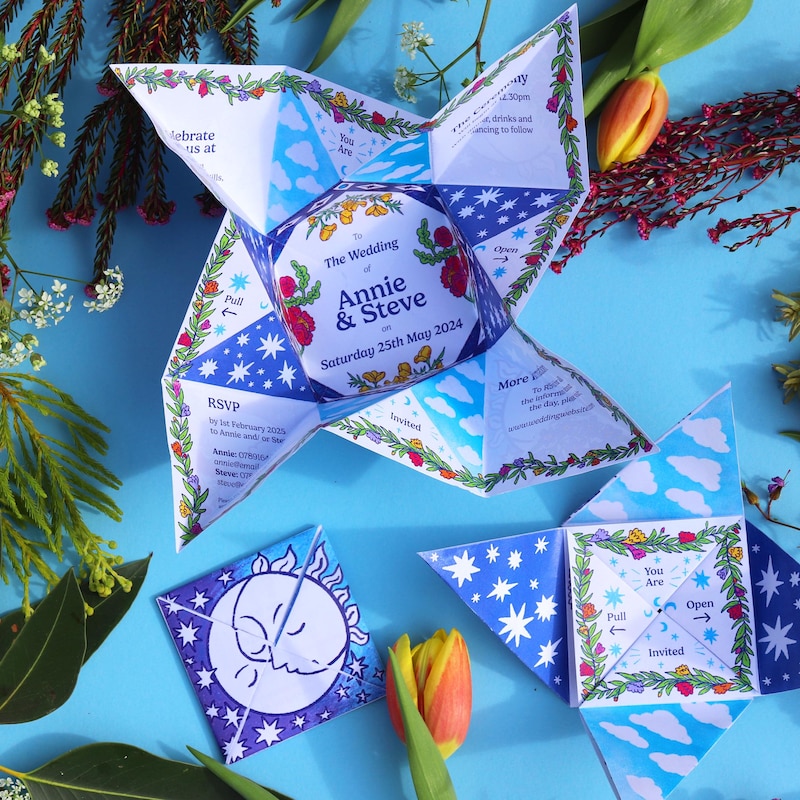 Origami Invitation - Etsy