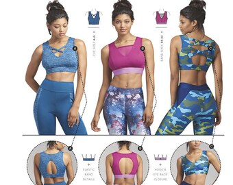 Sports bra pattern | Etsy