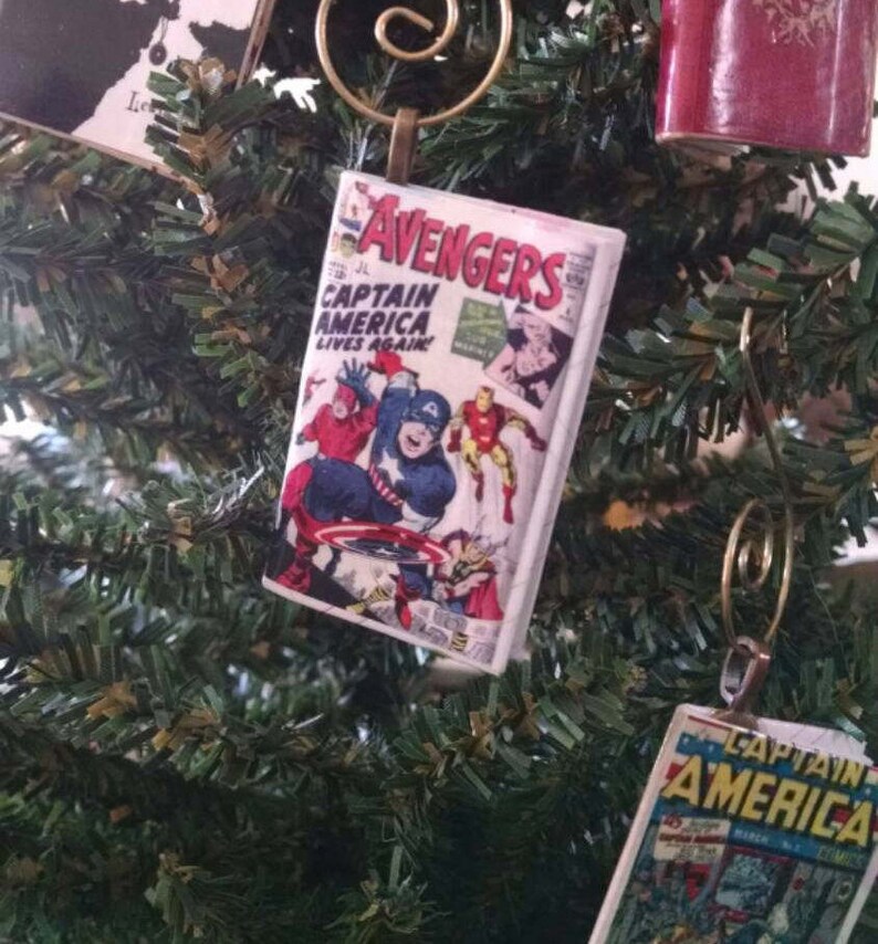 Avengers Comic Book Pendant Comic Book Pendant Comic | Etsy