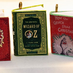 Mini-book Ornament Christmas Ornament Mini-book Christmas - Etsy