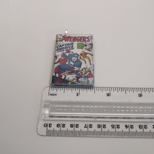Avengers Comic Book Pendant Comic Book Pendant Comic Book Necklace ...