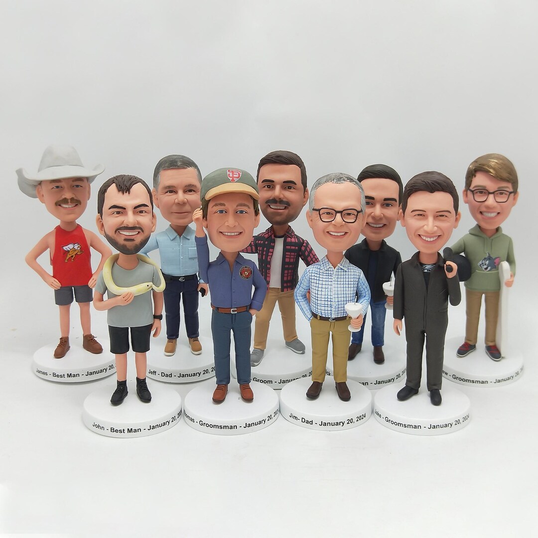 Personalized 3D Bobblehead Doll: Custom Boss or Husband Gift - Etsy UK