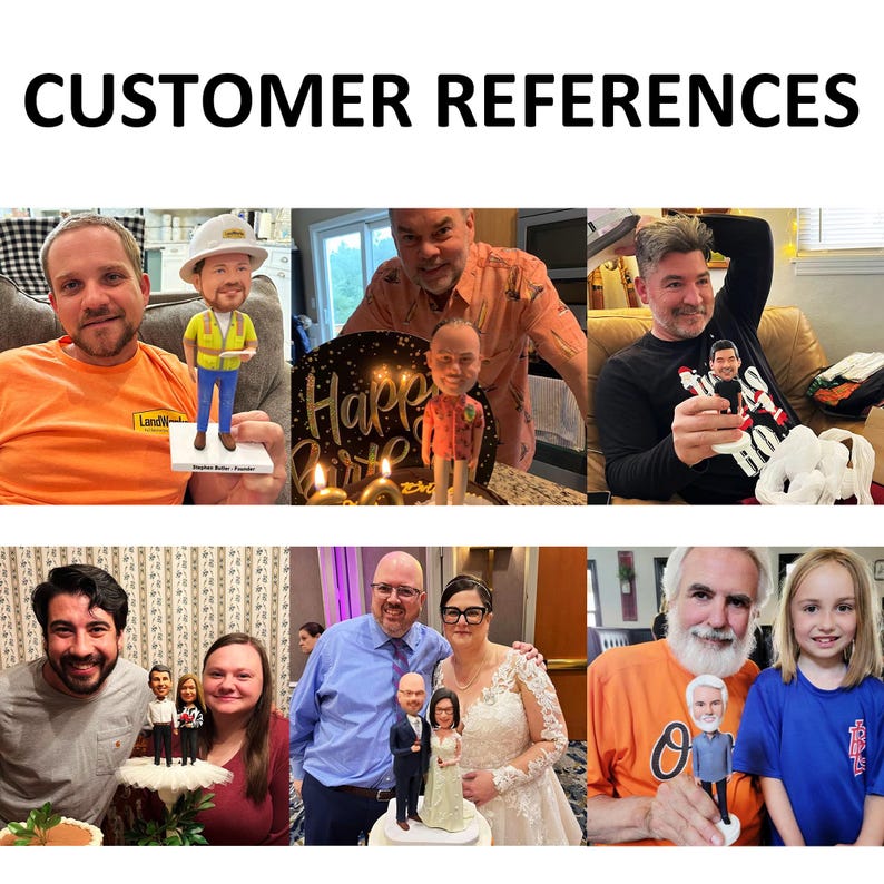 Personalized 3D Bobblehead Doll: Custom Boss or Husband Gift - Etsy UK