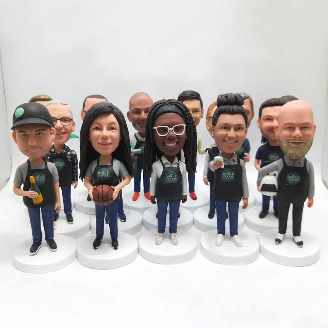 Custom Group Bobbleheads: Personalized Company Gifts - Etsy