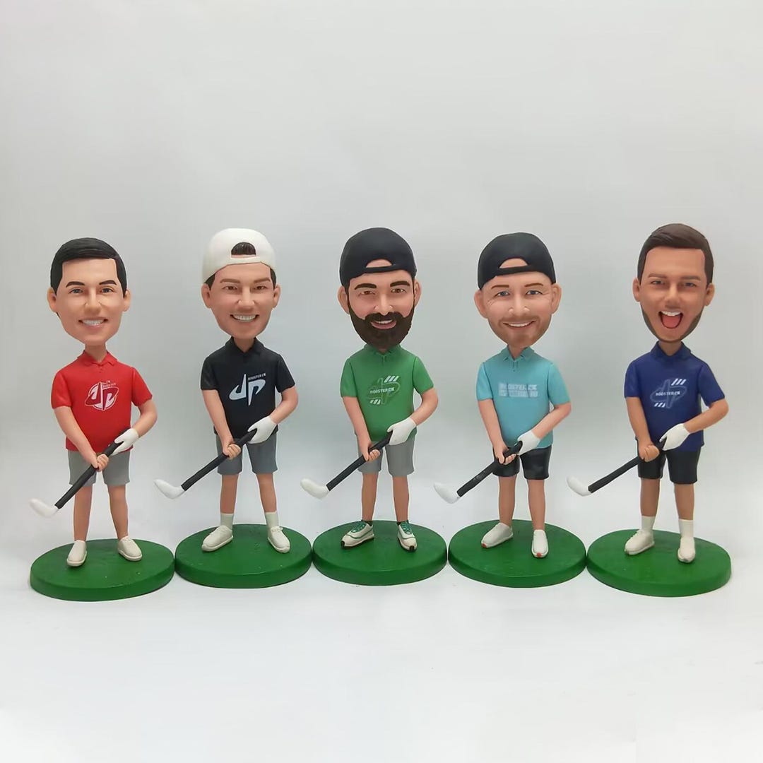 Custom Golf Group Bobbleheads, Personalized Sports Bobbleheads, Unique ...