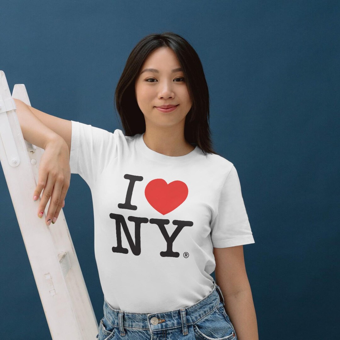 I Love NY Heart Design, Bold Red and Black, Unisex Graphic Tee, I Love ...