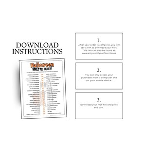 Halloween Would You Rather Game for Kids - Etsy