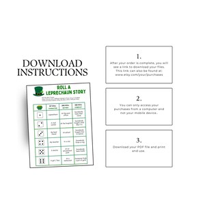 St. Patrick's Day Roll-a-dice Story Game for Kids | Fun Family Activity ...