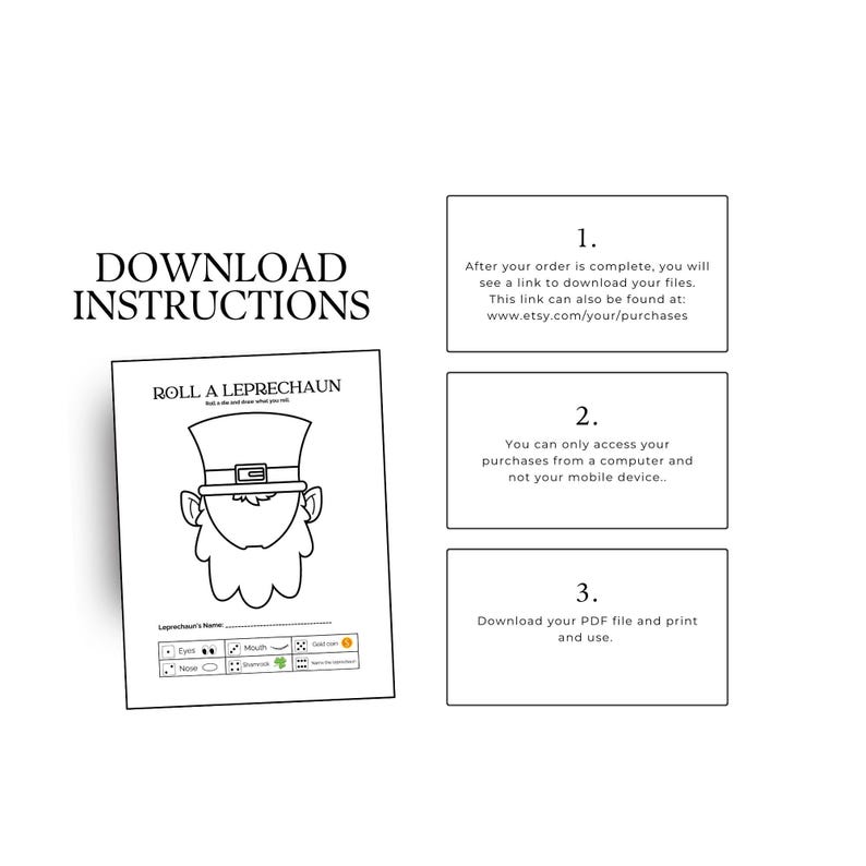 Roll a Leprechaun Dice Game for Kids | St. Patrick's Day Activity ...