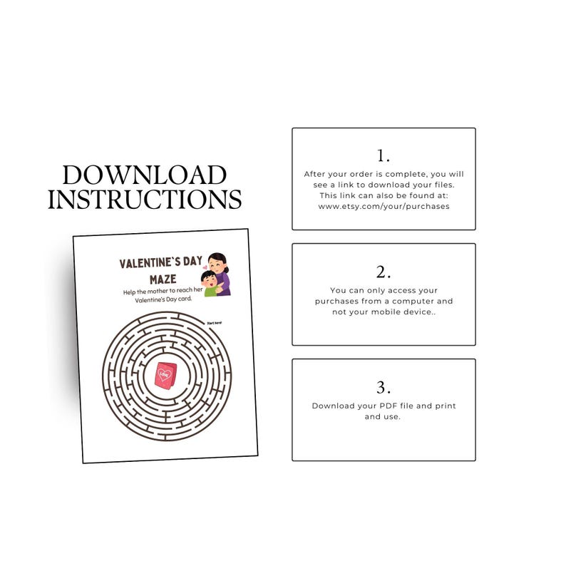 Printable Valentine's Day Mazes for Kids | Fun & Engaging Worksheet ...