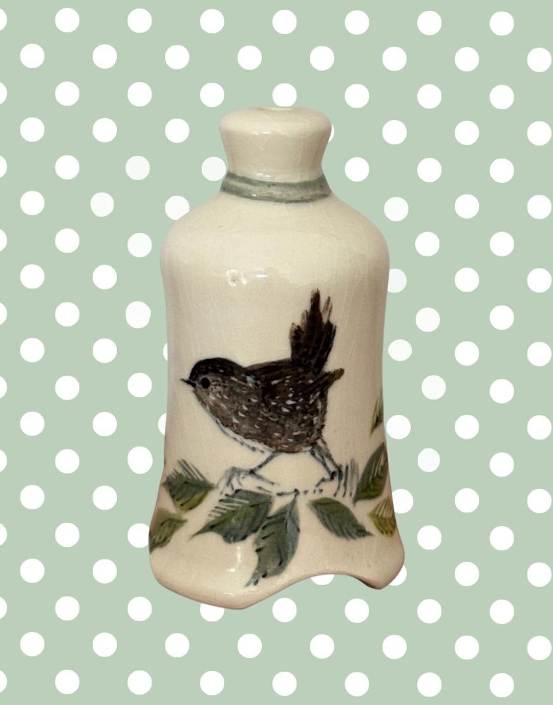Stuart Bass Wren Pie Bird | Signed Studio Pottery, Devon UK - Etsy