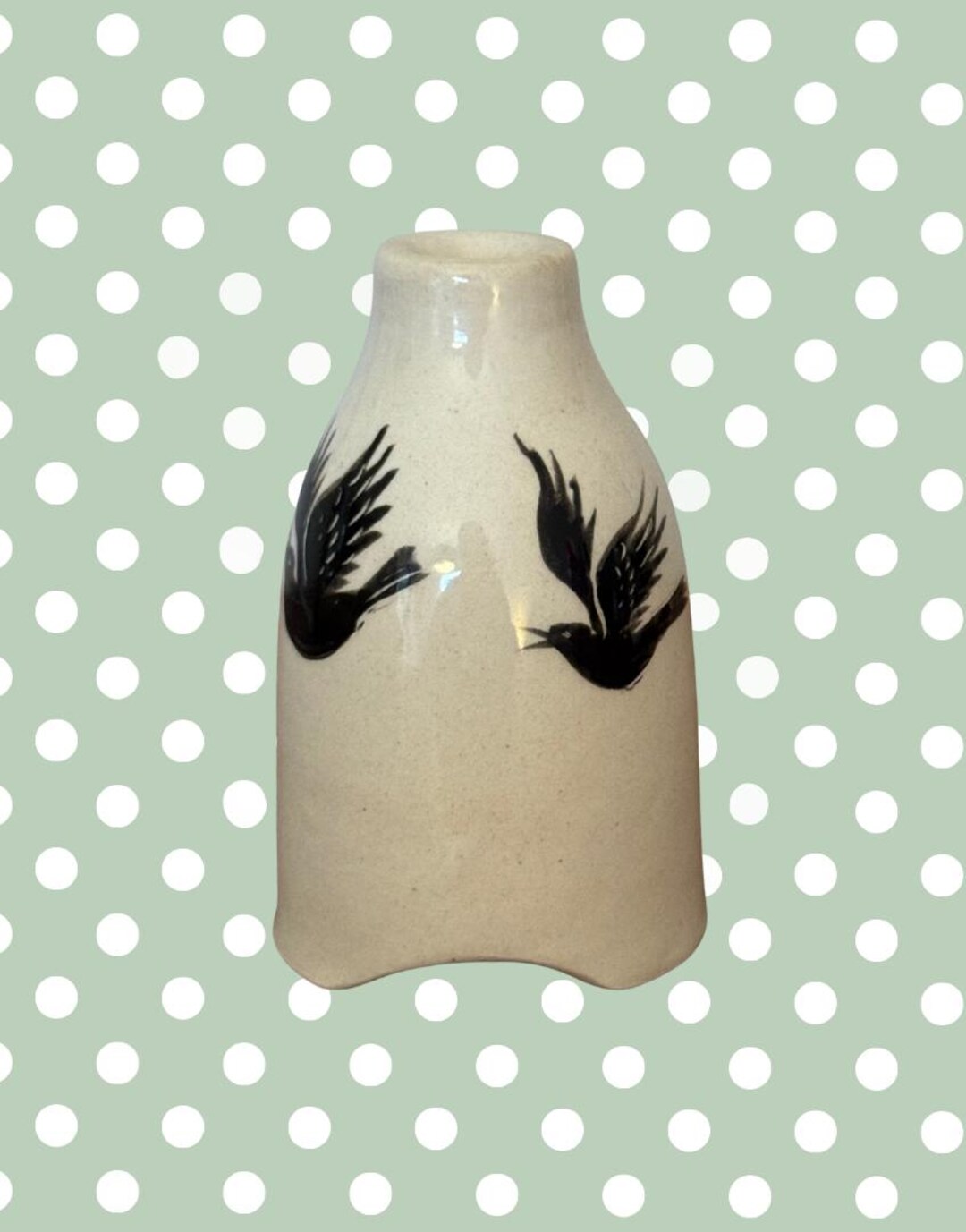 Handmade Stuart Bass Pie Bird Funnel | Devon Studio Pottery Collectible ...