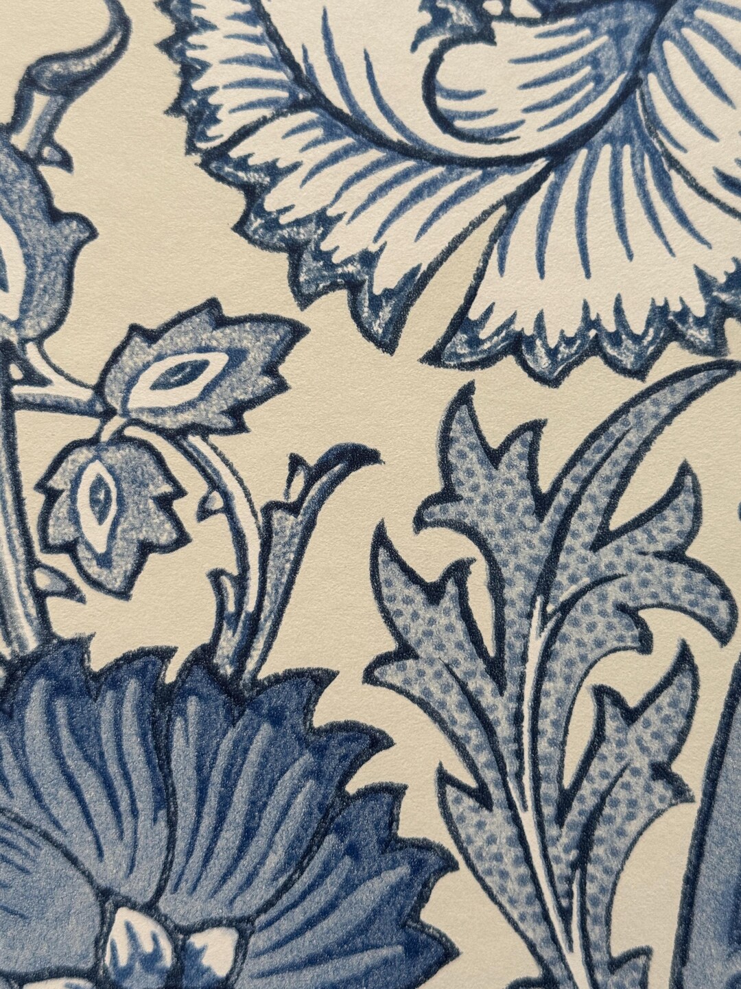 William Morris Pink Rose Framed Wall Art Indigo Floral Print - Etsy UK