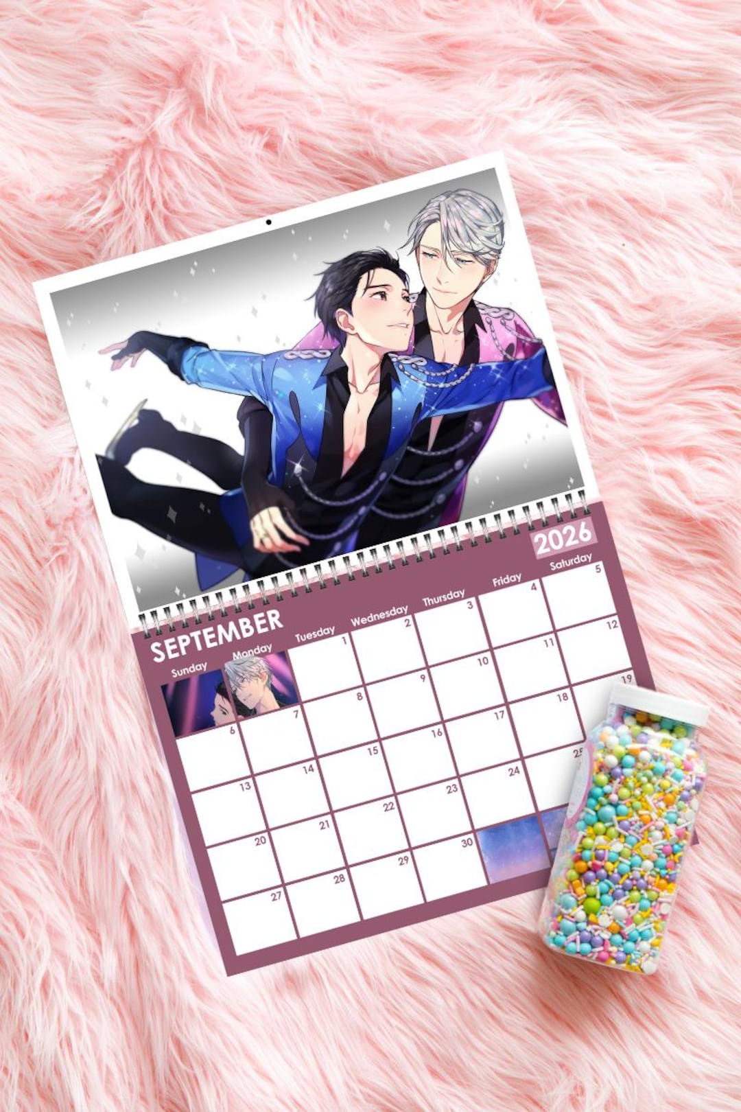 YAOI BL 2026 Wall Calendar | Anime BL Manhwa Characters | Boy Love ...