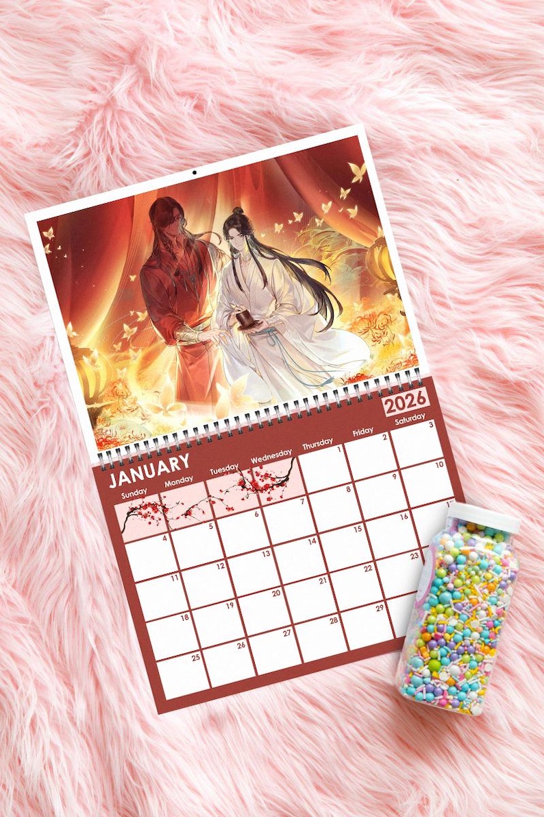 YAOI BL 2026 Wall Calendar | Anime BL Manhwa Characters | Boy Love ...