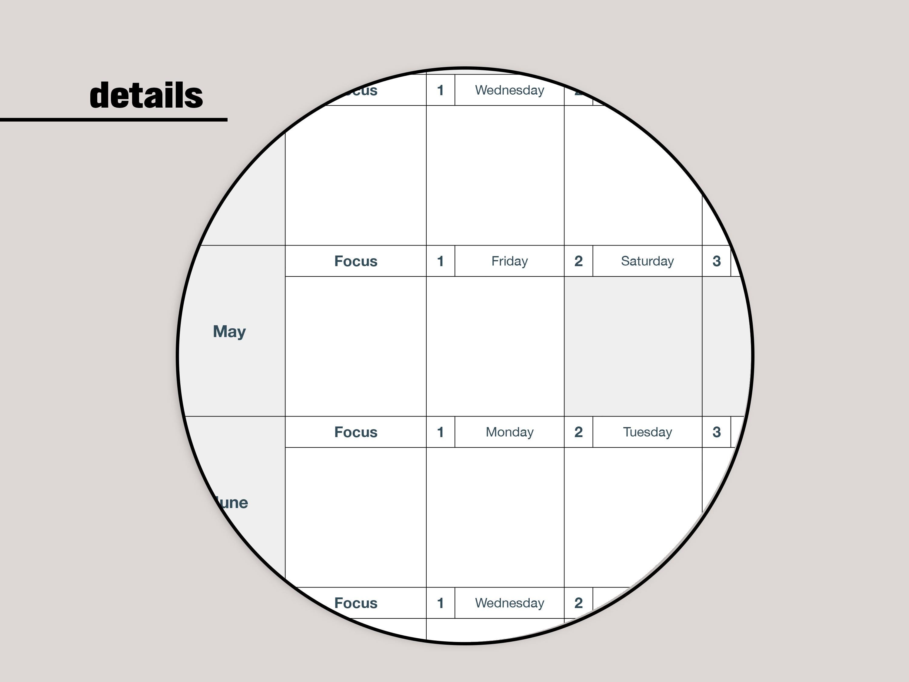 Giant 2026 B/W Year Wall Planner | Printable Calendar | Yearly Planner ...