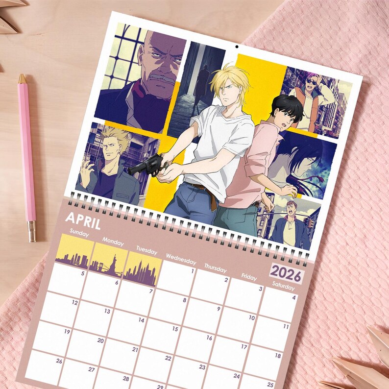 YAOI BL 2026 Wall Calendar | Anime BL Manhwa Characters | Boy Love ...