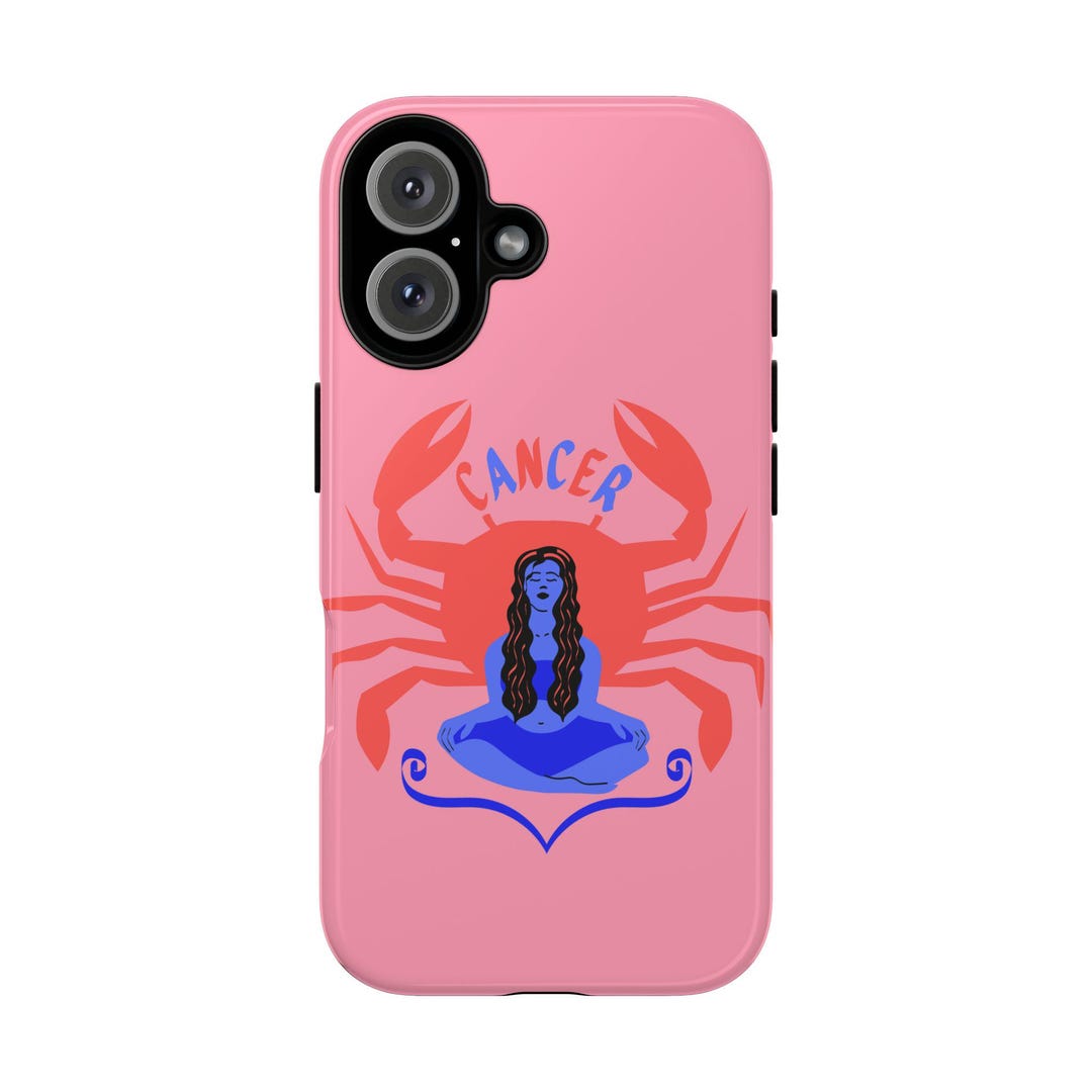 Cancer Zodiac Birthday Gift Star Sign Phone Case for iPhone 16 15 14 13 ...