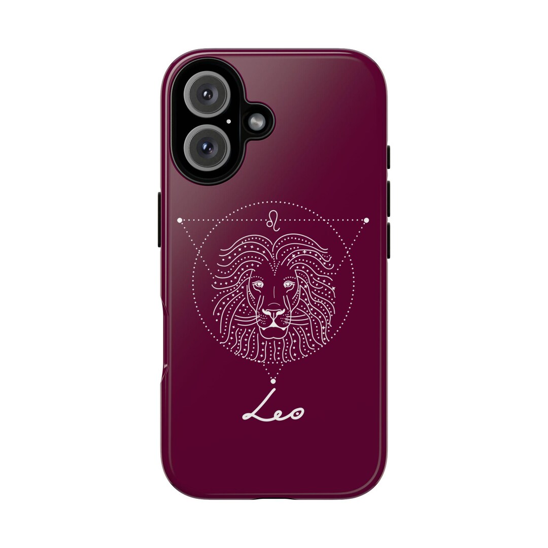 Leo Phone Case Zodiac Star Sign Birthday Gift for iPhone 16 15 14 13 12 ...