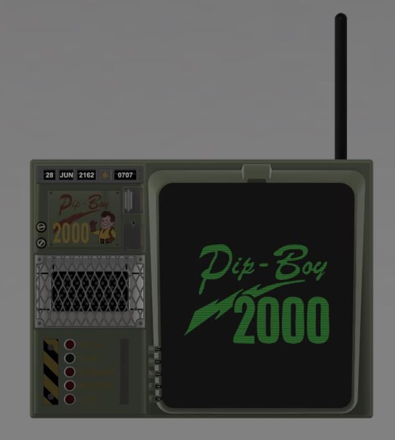 Fallout 1-2 Pip-boy 2000 STL - Etsy