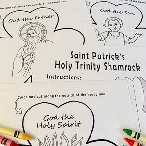 PRINTABLE Saint Patrick’s Day Catholic Craft for Kids St. Patrick ...