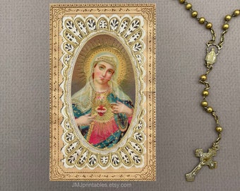 Memorare Catholic Prayer Card (digital) - Etsy