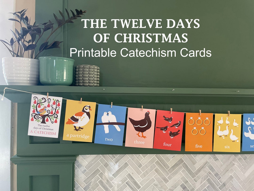 Catholic Christmas PRINTABLE Activity 12 Twelve Days of Christmas ...