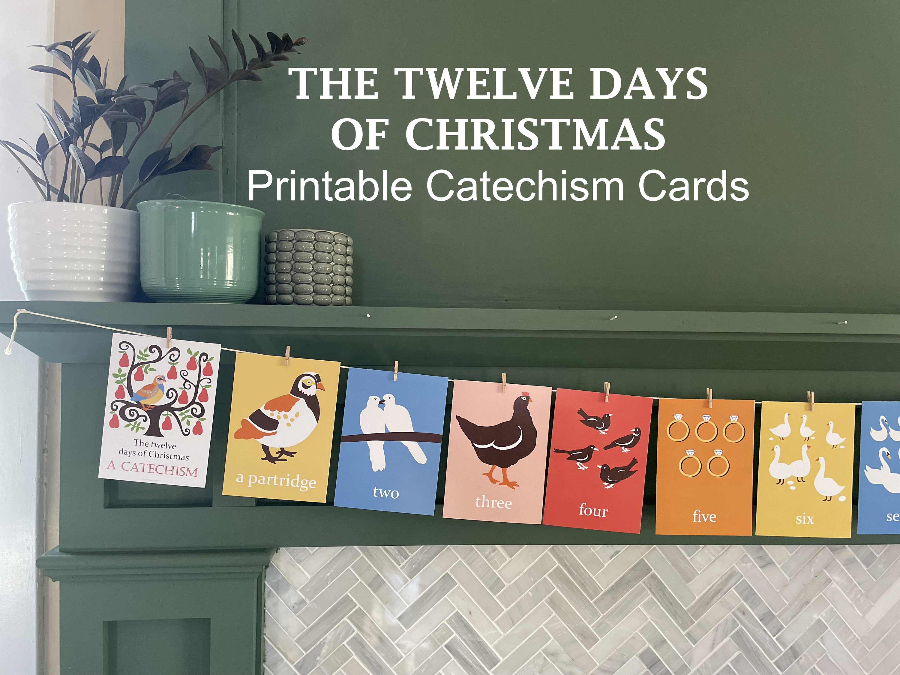 12 Twelve Days of Christmas - Catholic Advent Epiphany Lesson Activity ...