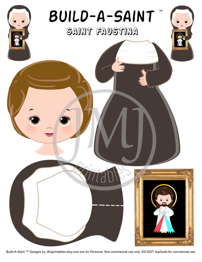 Divine Mercy Sunday Day Craft Kit Bundle - Catholic Kid Easter Paper ...