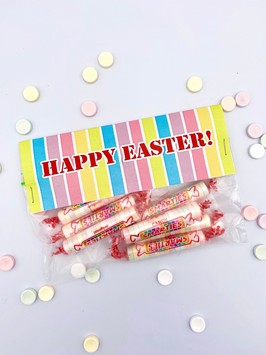 PRINTABLE Easter Bag Toppers, Digital Candy Easter Basket Candy Tags ...