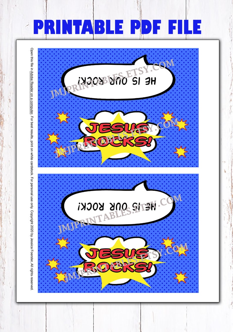 Jesus Christian Easter Basket Treat Bag Topper Printable - Etsy