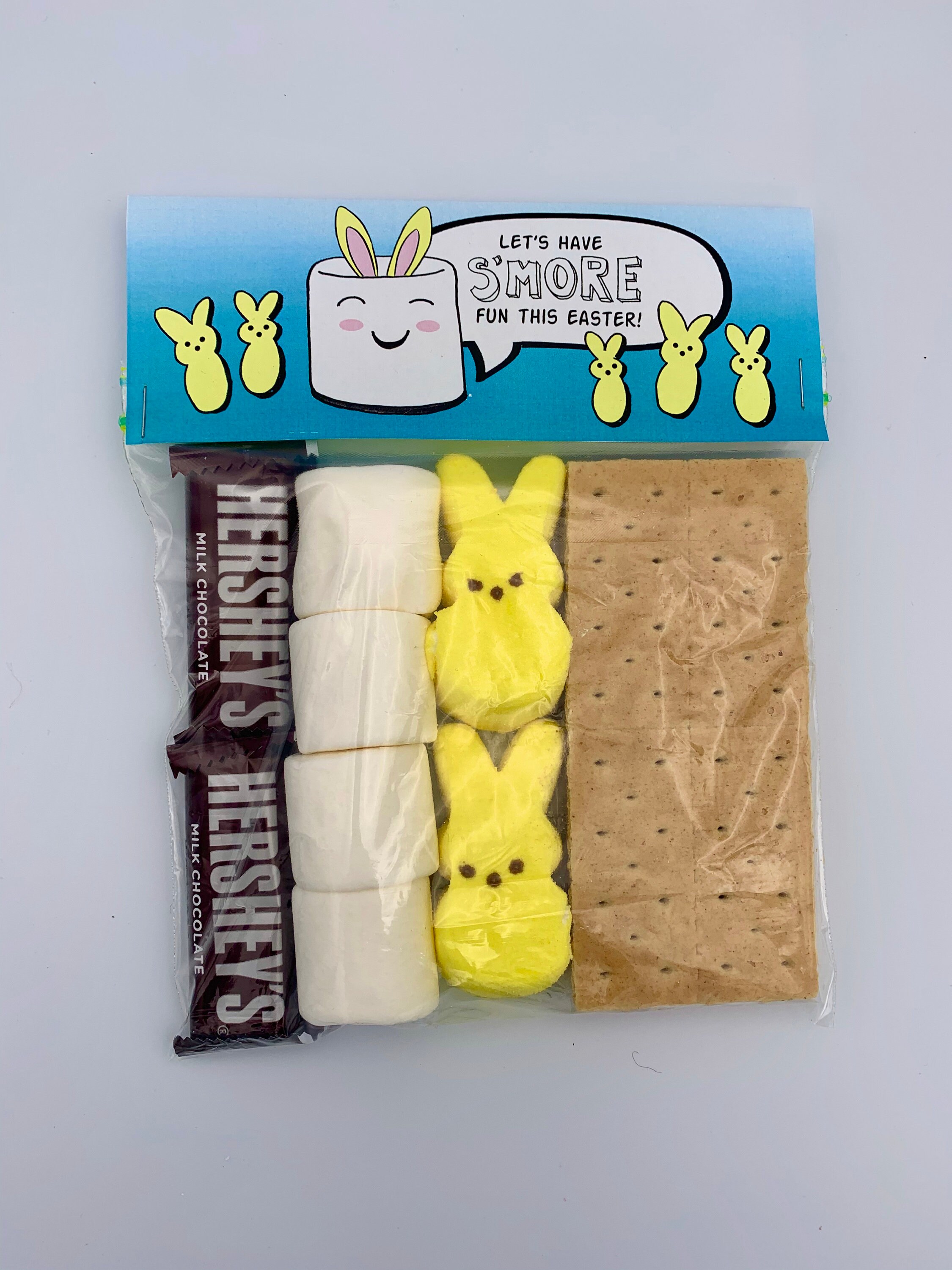 Smores Easter Treat Bag Toppers Easter Basket Stuffer Favor Labels ...